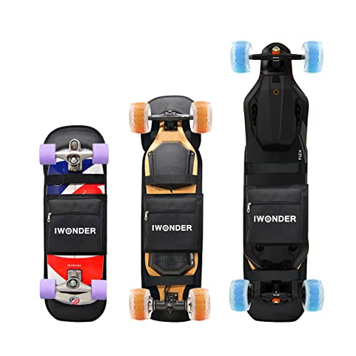 IWONDER Electric Skateboard Backpack Regular Skateboard Bag Adjustable ...